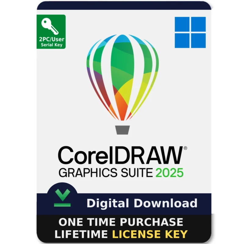 CorelDRAW Graphics Suite 2025 License Key 2 PC/Laptop - Software Buy Sell